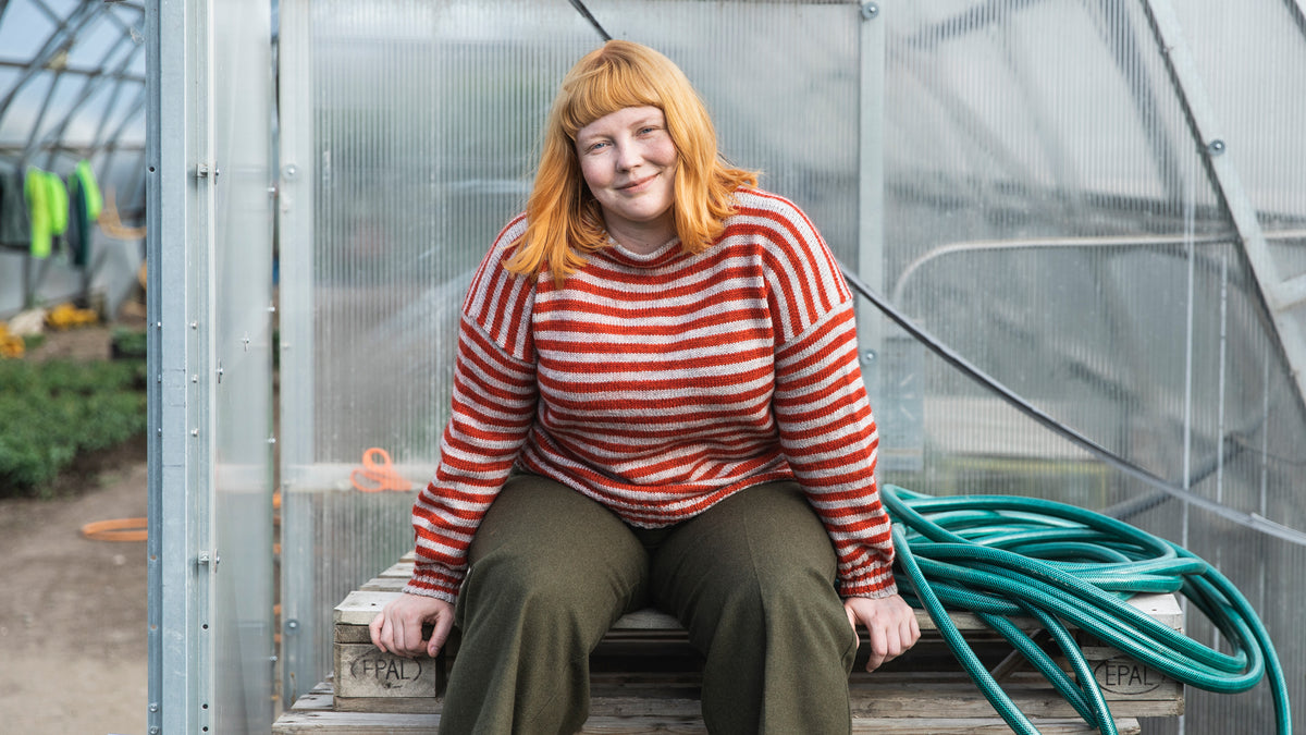 Piilo Top-Down Sweater Knitting Pattern | Designed by Jonna Helin ...