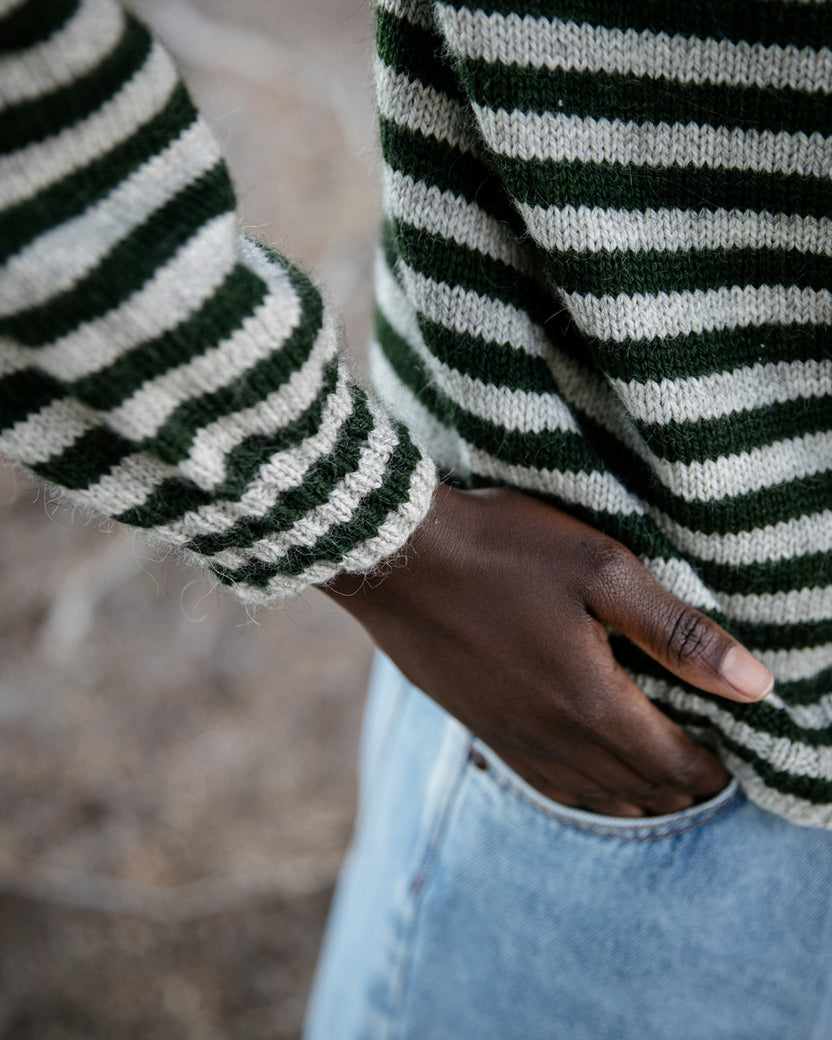 Piilo Top-Down Sweater Knitting Pattern | Designed by Jonna Helin ...